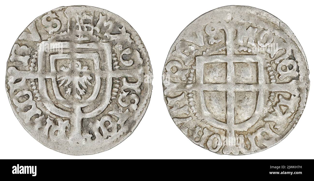 groschen (counterfeit from the period). Zakon krzyżacki (1190-), issuer ...