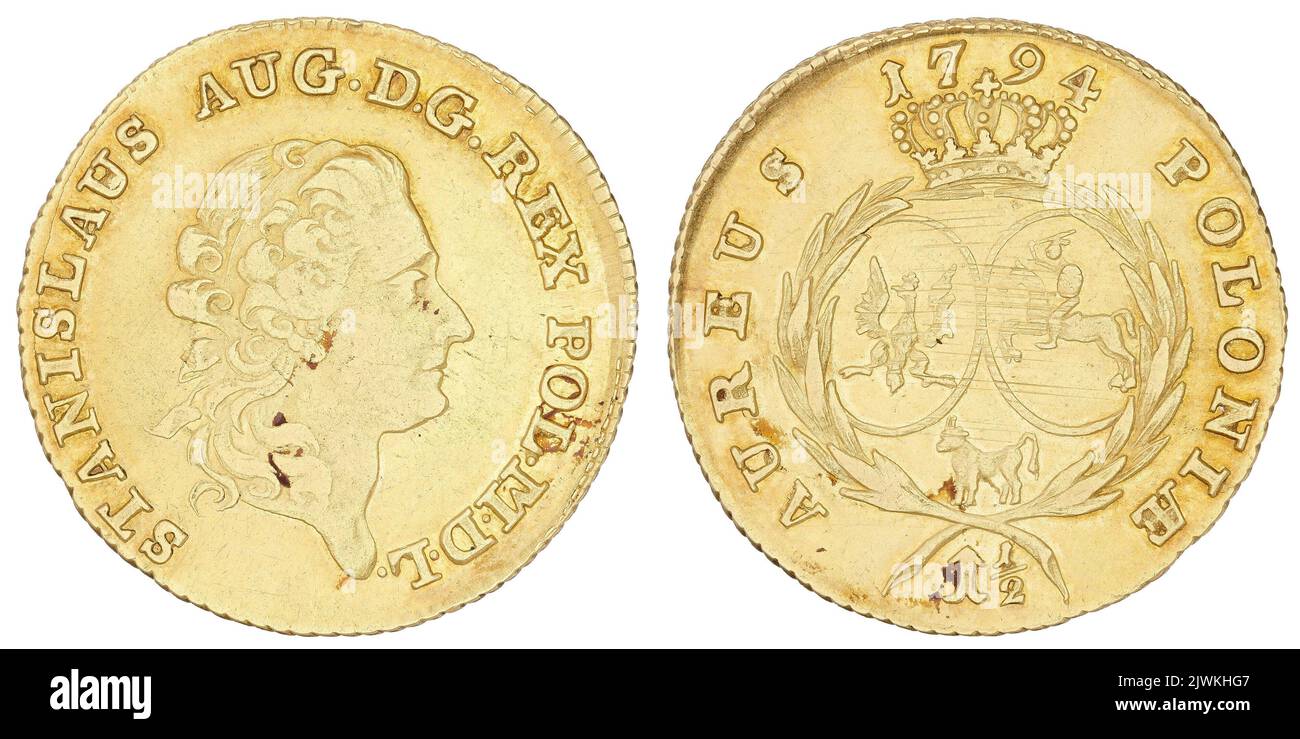 11 ducats. Stanisław August Poniatowski, ruler Stock Photo - Alamy