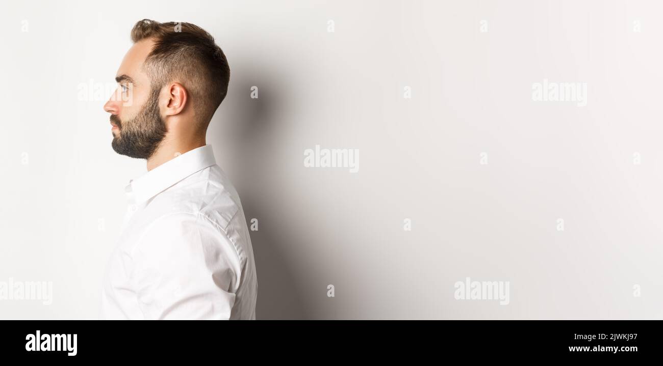 Profile shot handsome businessman hi-res stock photography and images ...