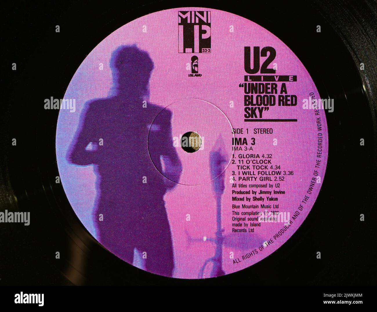 U2 live under a blood red sky hi-res stock photography and images - Alamy