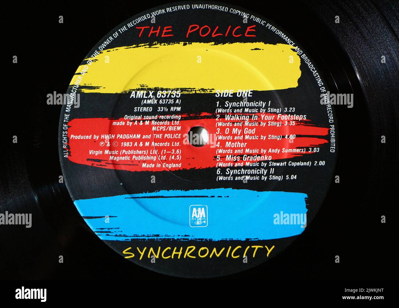 álbum synchronicity the police hi-res stock photography and images - Alamy