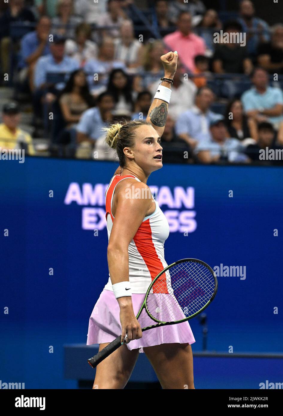 Queens, NY, USA. 05th Sep, 2022. **NO NY NEWSPAPERS** Aryna Sabalenka ...