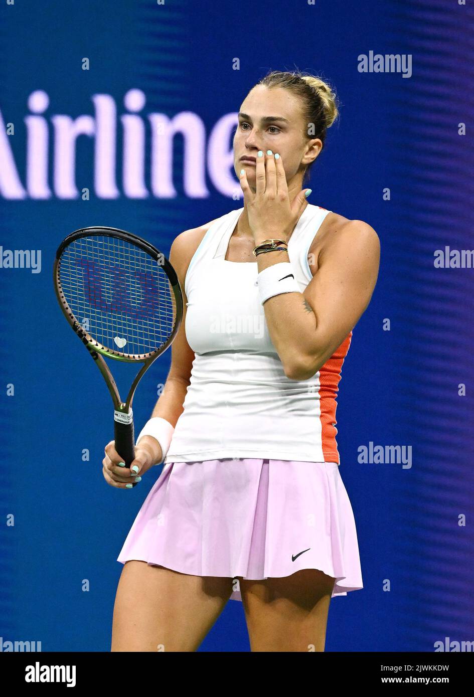 Queens, NY, USA. 05th Sep, 2022. **NO NY NEWSPAPERS** Aryna Sabalenka ...