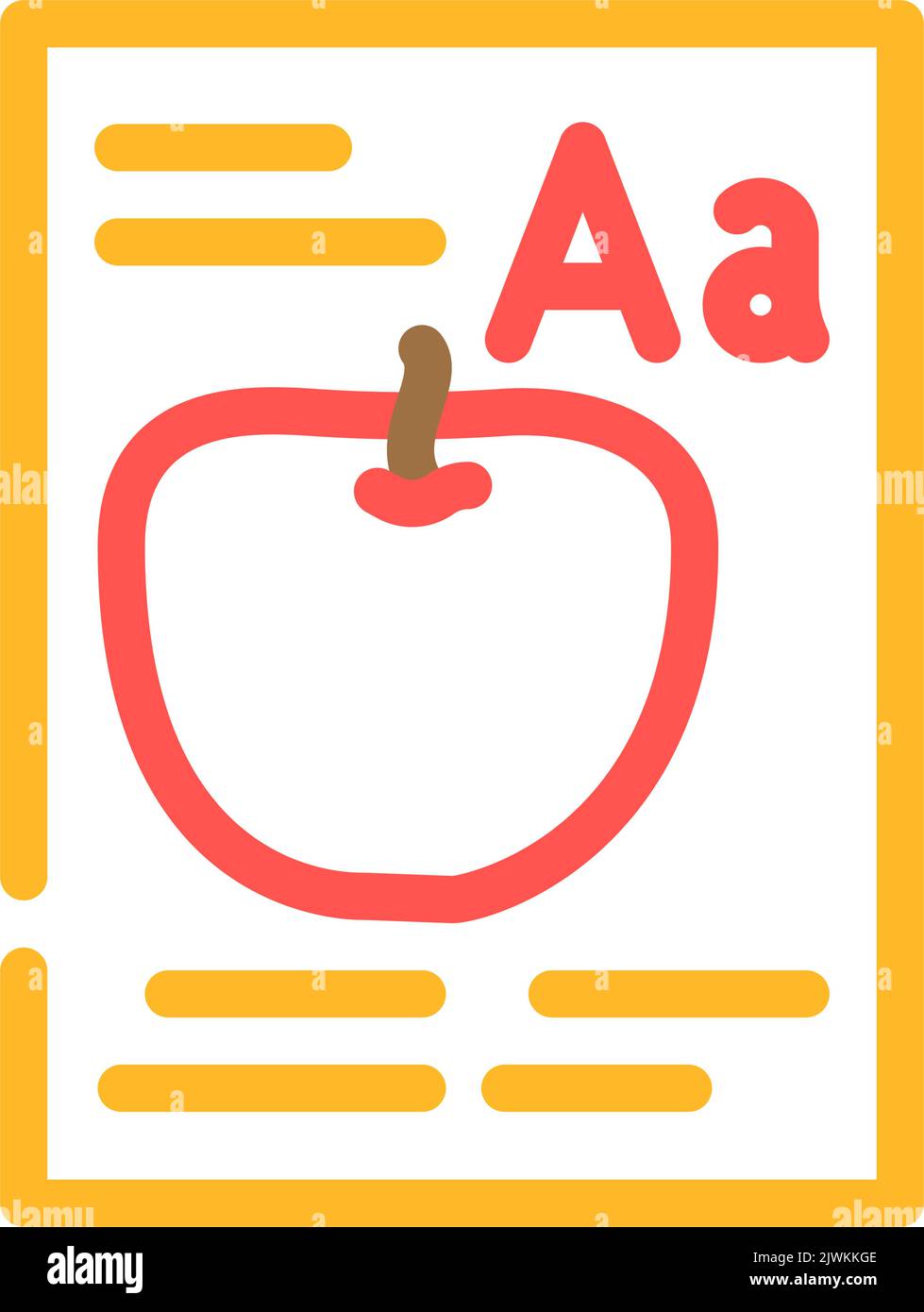 reading kid leisure color icon vector illustration Stock Vector Image ...