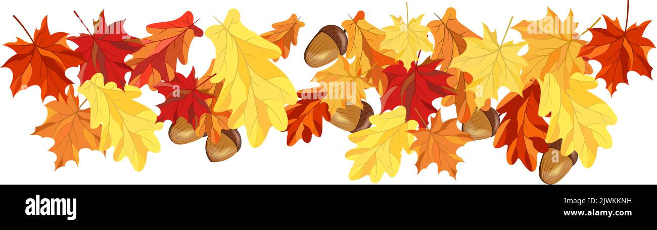Autumn Element for creating great fall design. Vector illustration ...