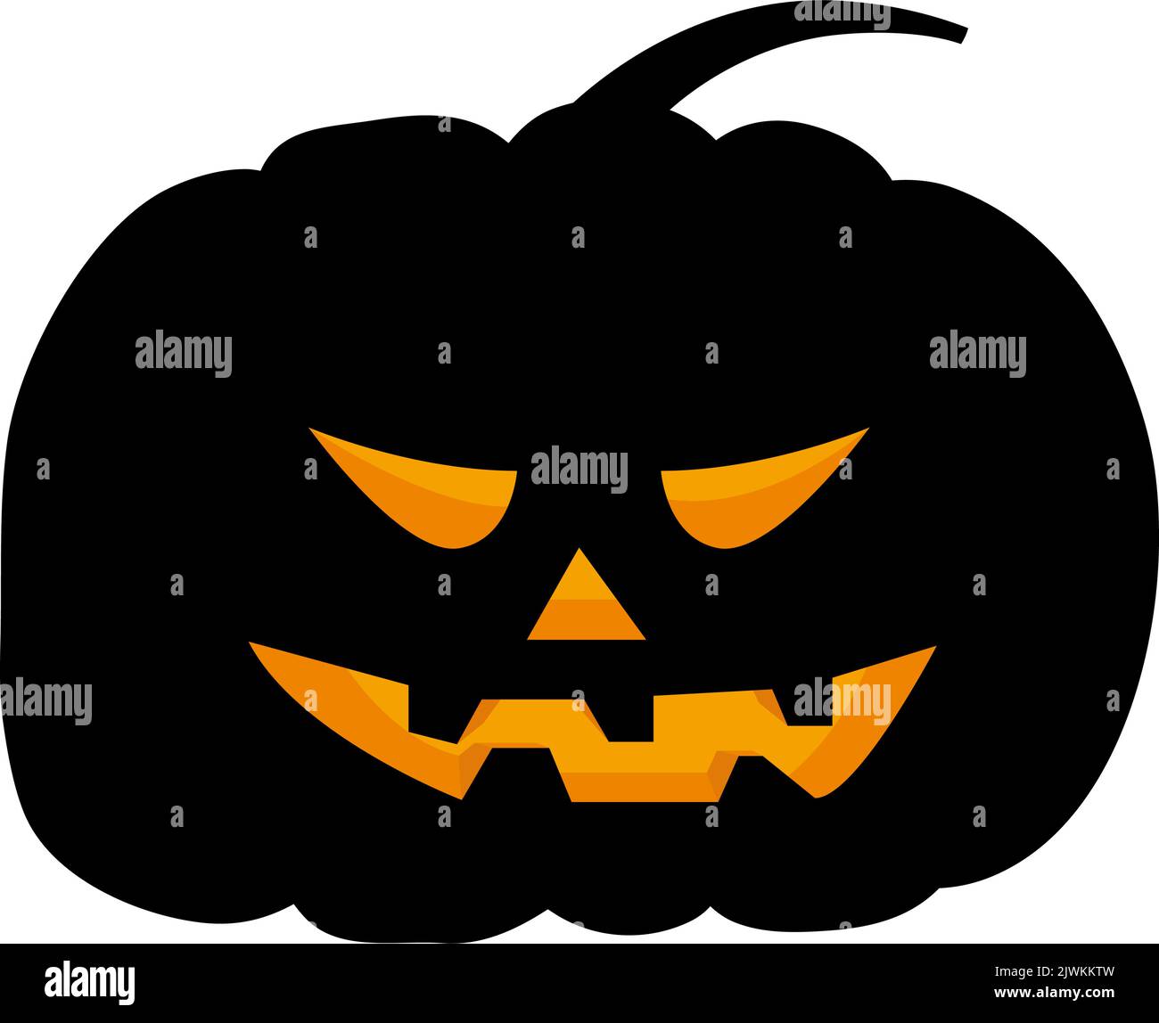 Happy halloween theme pumpkin element for making great design. Vector ...