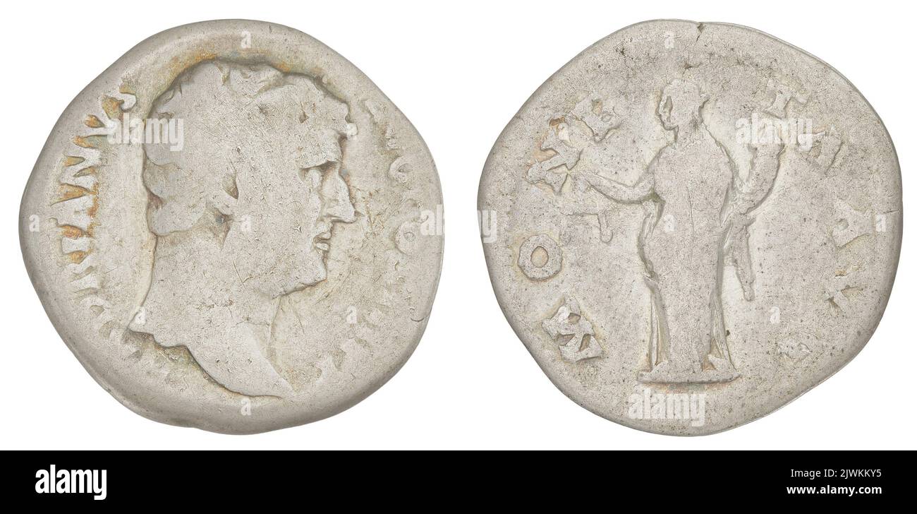 denarius. Hadrian (Roman emperor; 117-138), emperor Stock Photo - Alamy