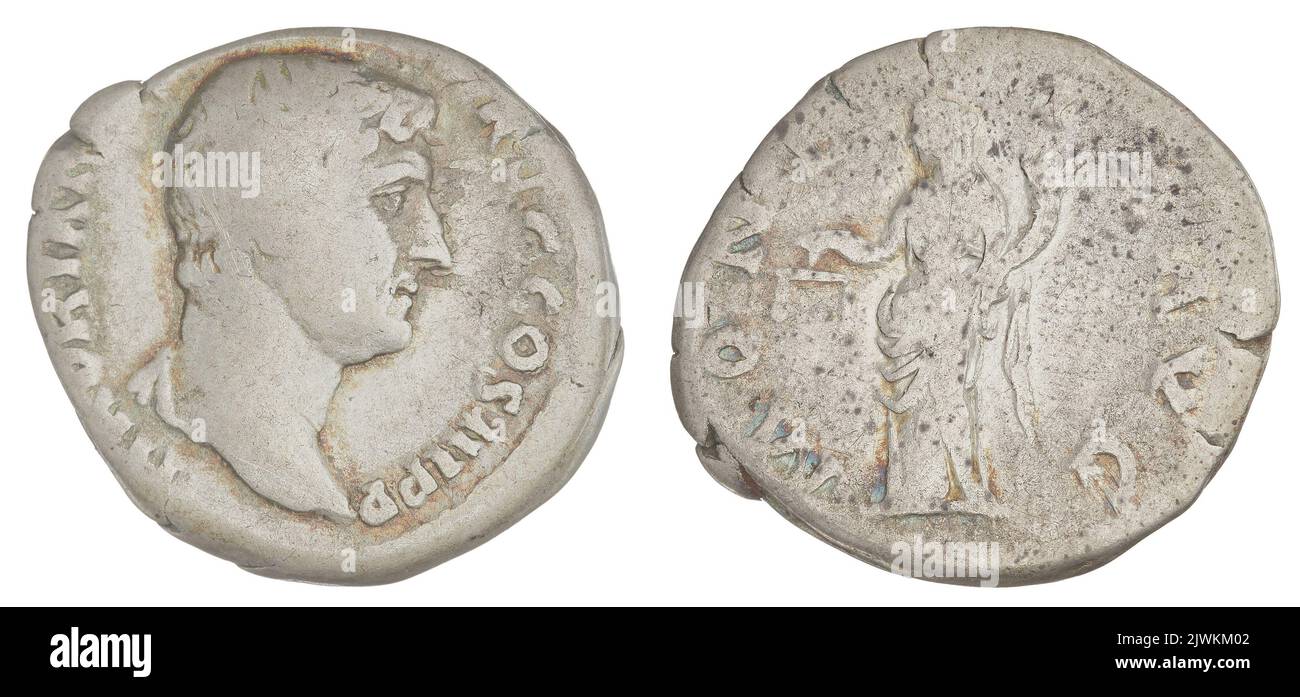 denarius. Hadrian (Roman emperor; 117-138), emperor Stock Photo - Alamy