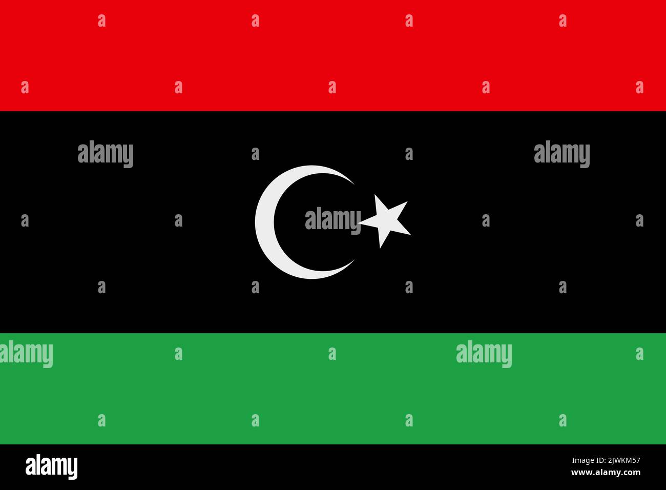 Lybia vector flag. Aftrican country nation symbol Stock Vector Image ...