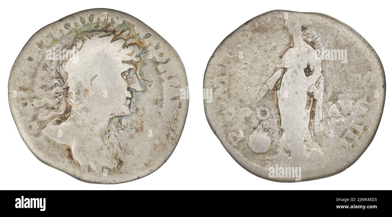 denarius. Hadrian (Roman emperor; 117-138), emperor Stock Photo - Alamy