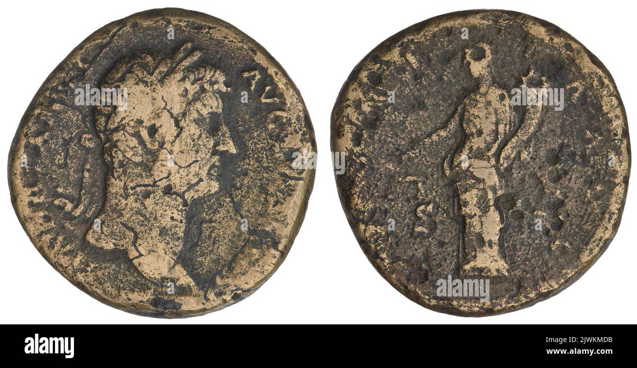 sestertius. Hadrian (Roman emperor; 117-138), emperor Stock Photo - Alamy