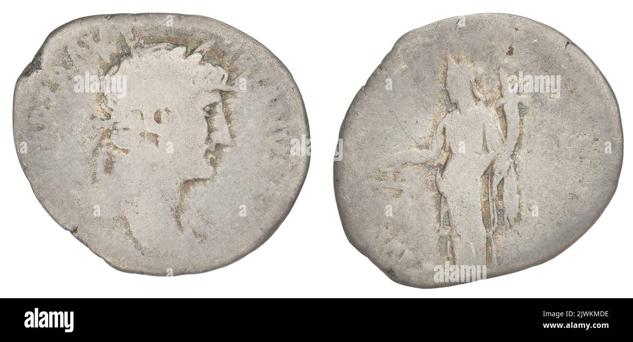 denarius. Hadrian (Roman emperor; 117-138), emperor Stock Photo - Alamy