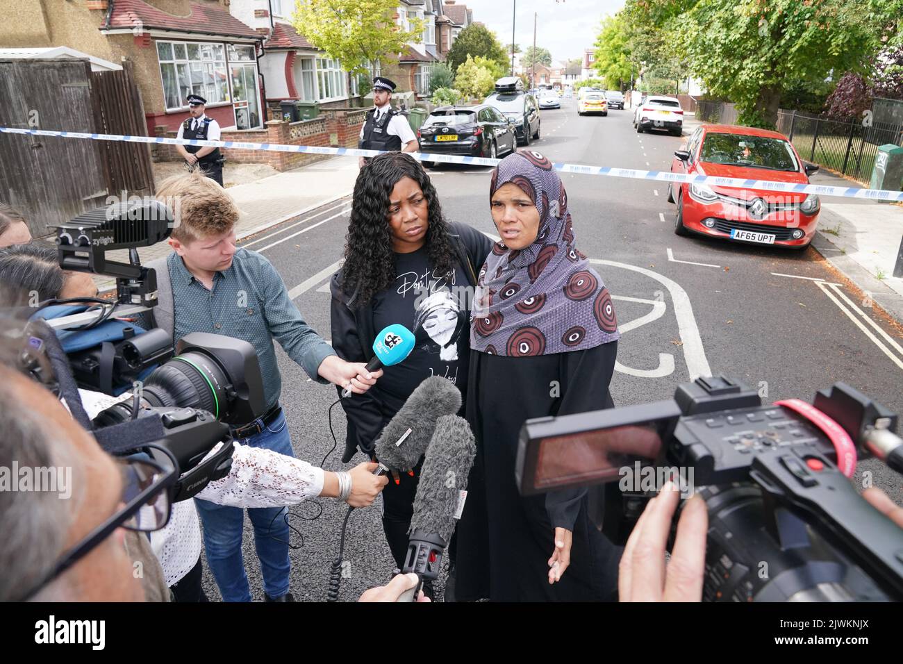 (left-right) Pastor Lorraine Jones with Kimberly Alleyne, 49, who said ...