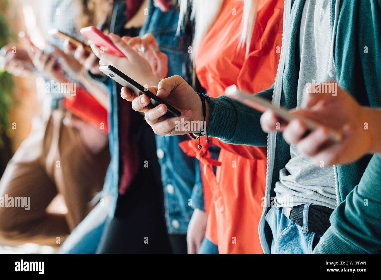 millennial generation modern devices technology Stock Photo - Alamy
