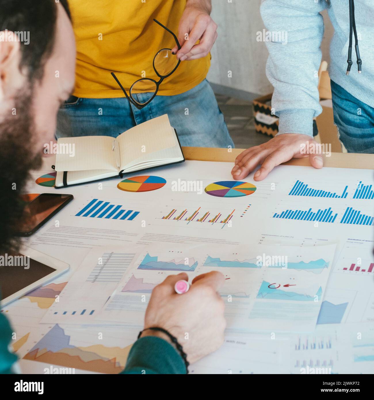 millennials startup project management strategy Stock Photo - Alamy