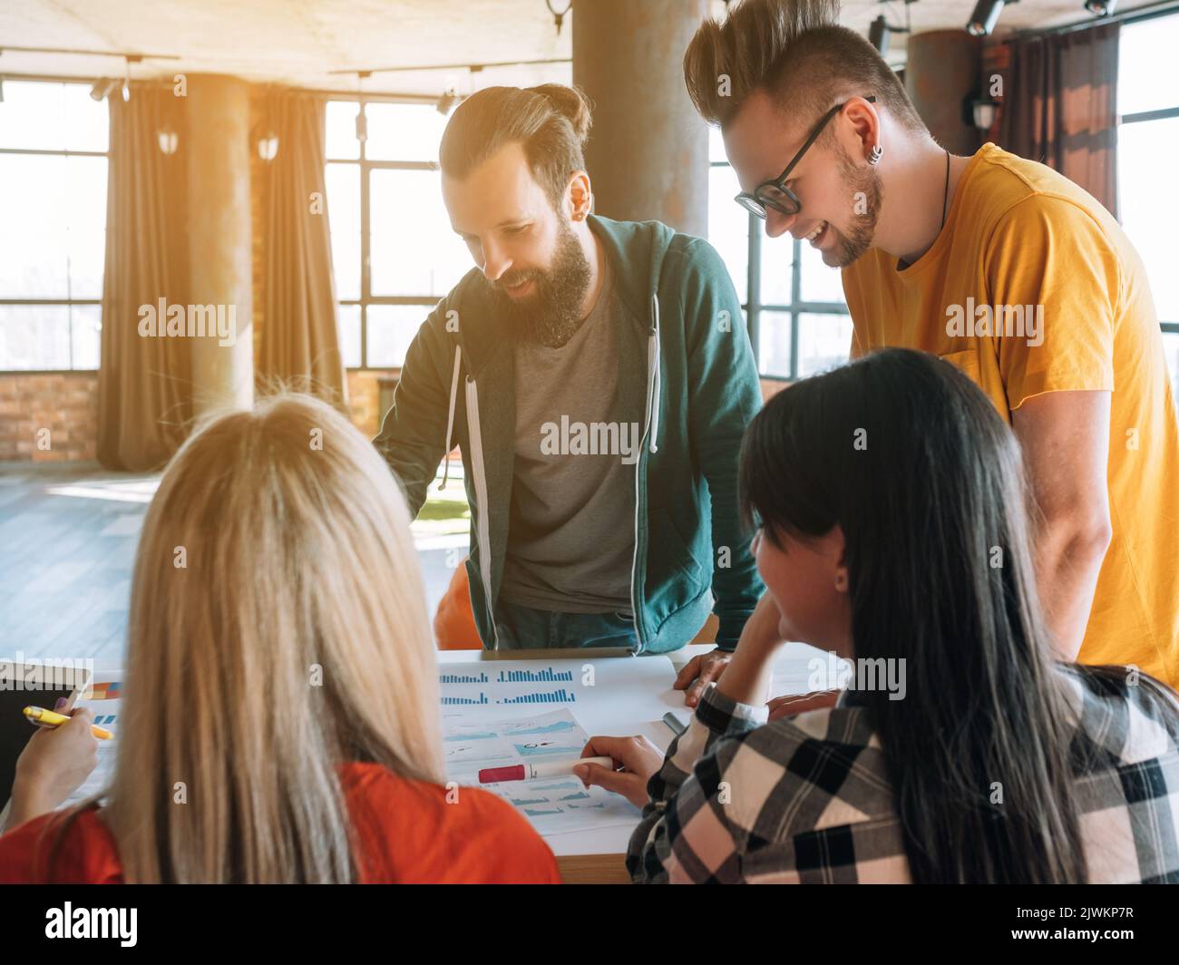 Leader millennial hi-res stock photography and images - Alamy