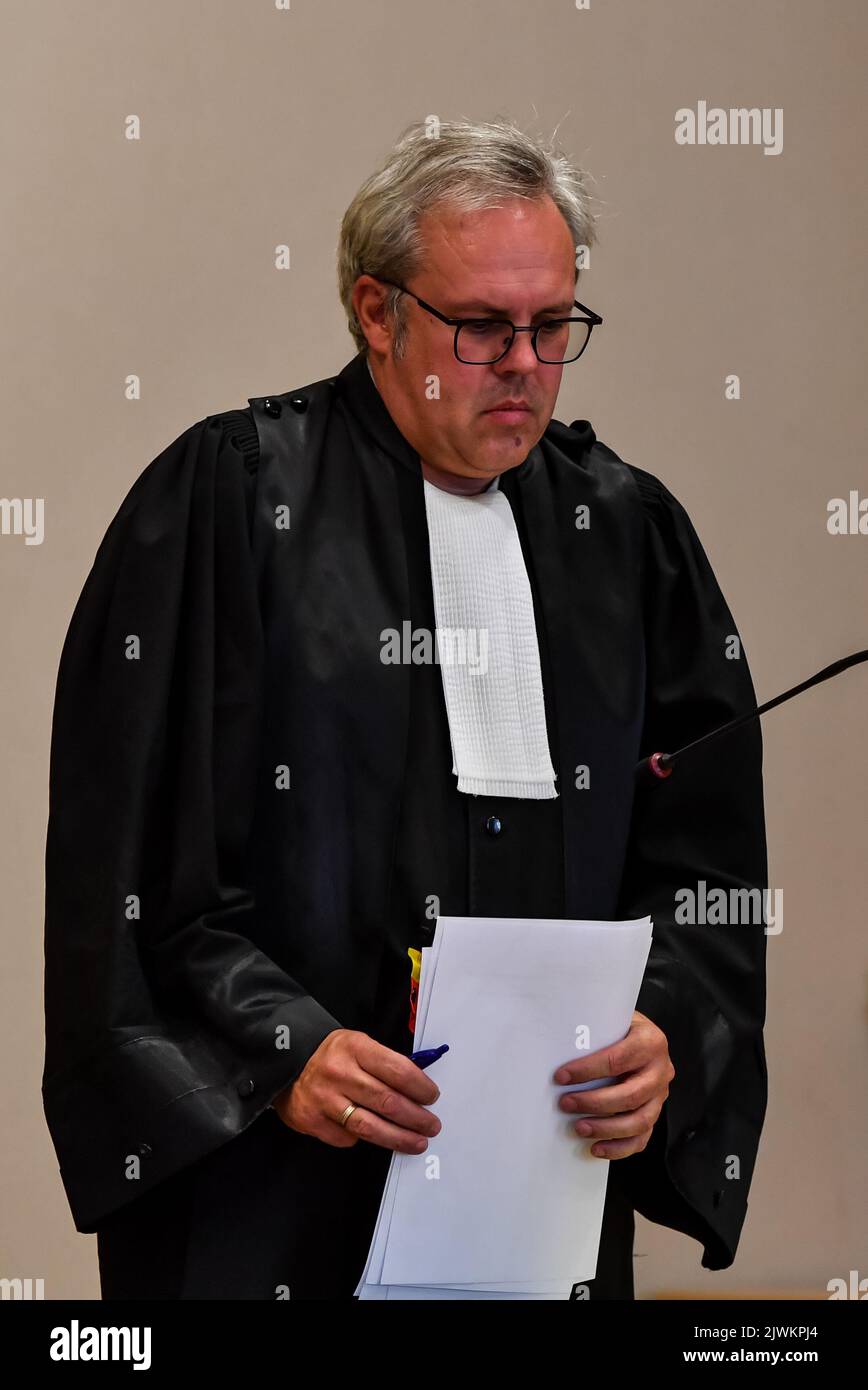 Attorney General Cedric Stuyck pictured during the jury constitution ...