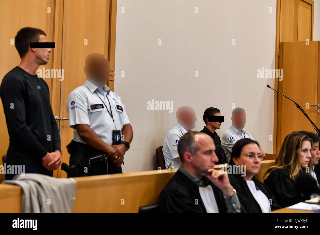 Accused Stefano Ceci pictured during the jury constitution session at ...
