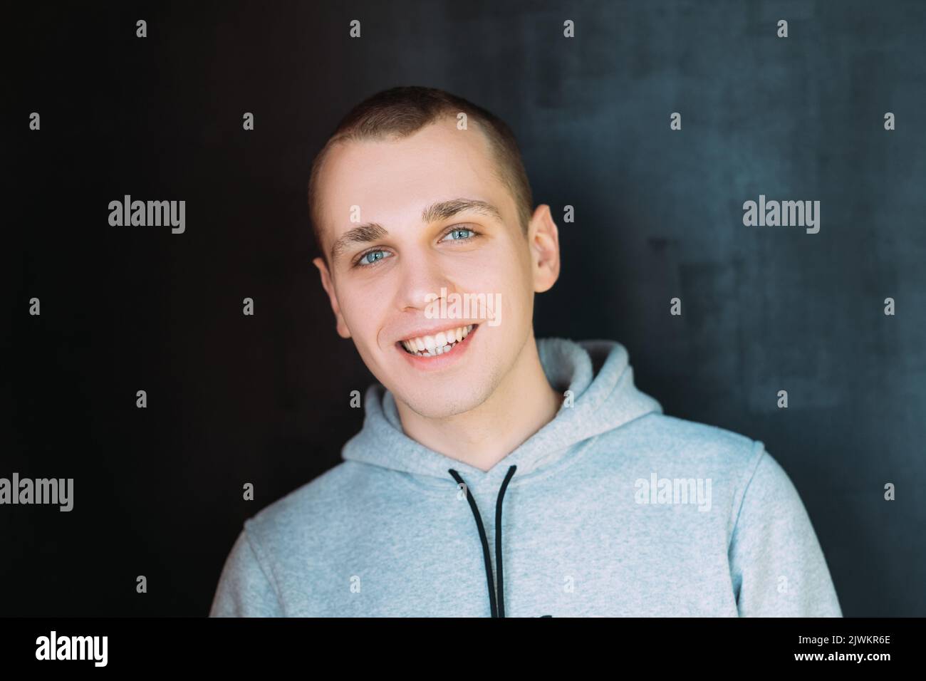 Young emotional positive joyful hi-res stock photography and images - Alamy