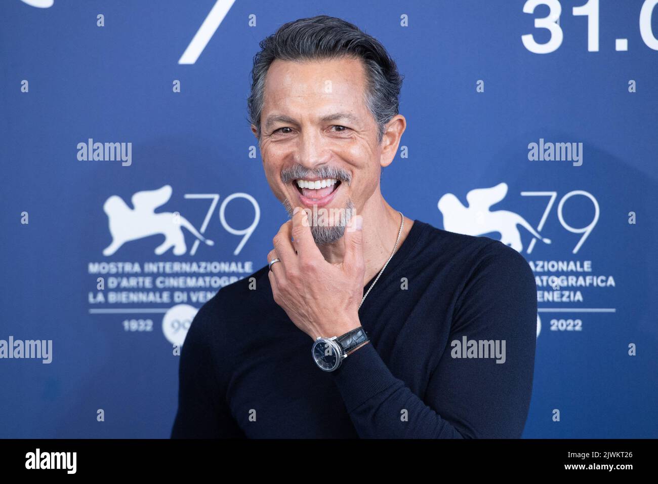Venice, Italy, September 06, 2022. Benjamin Bratt attending the Dead For A Dollar and Cartier ...