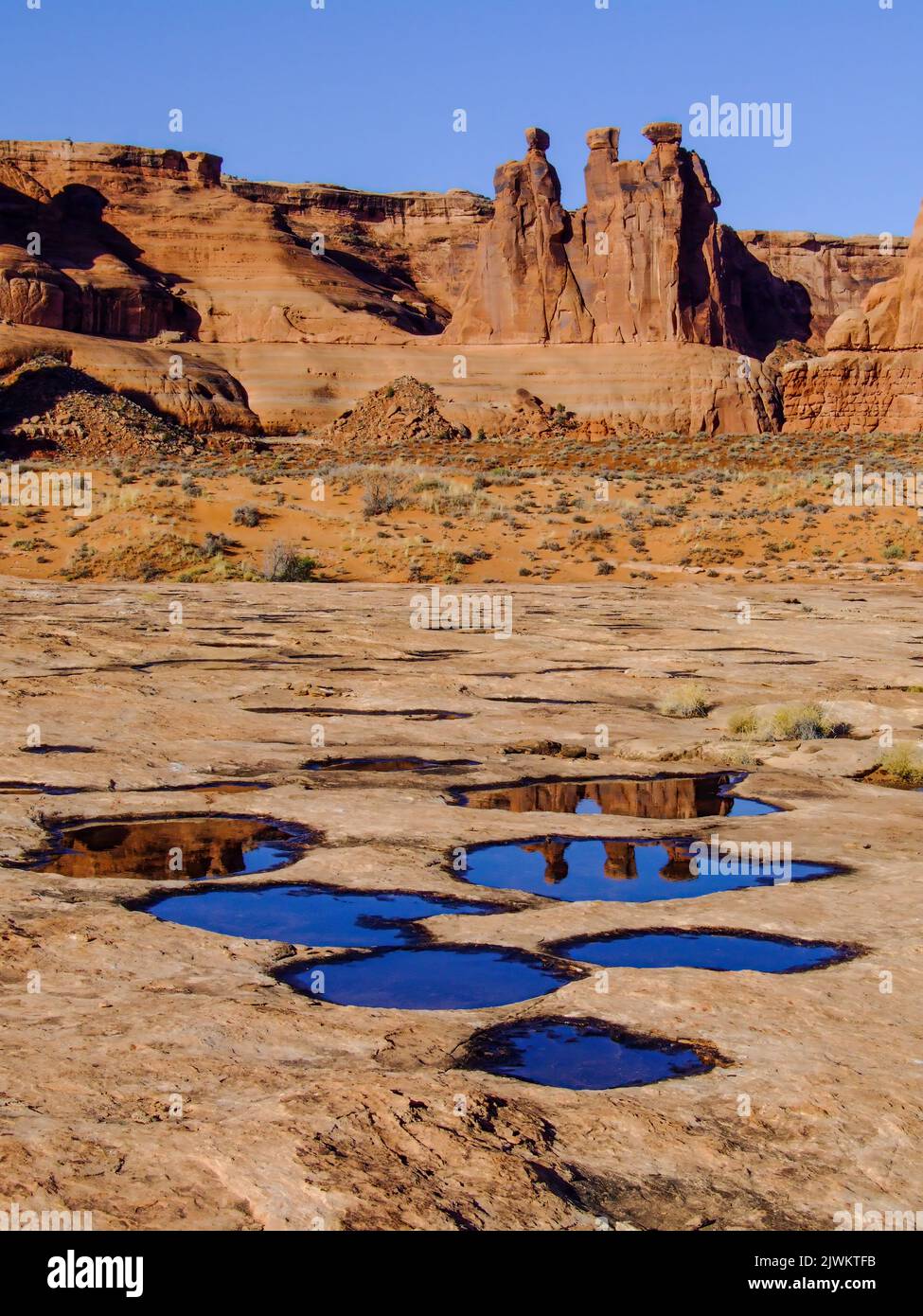 Ephemeral pools arches national park hi-res stock photography and ...