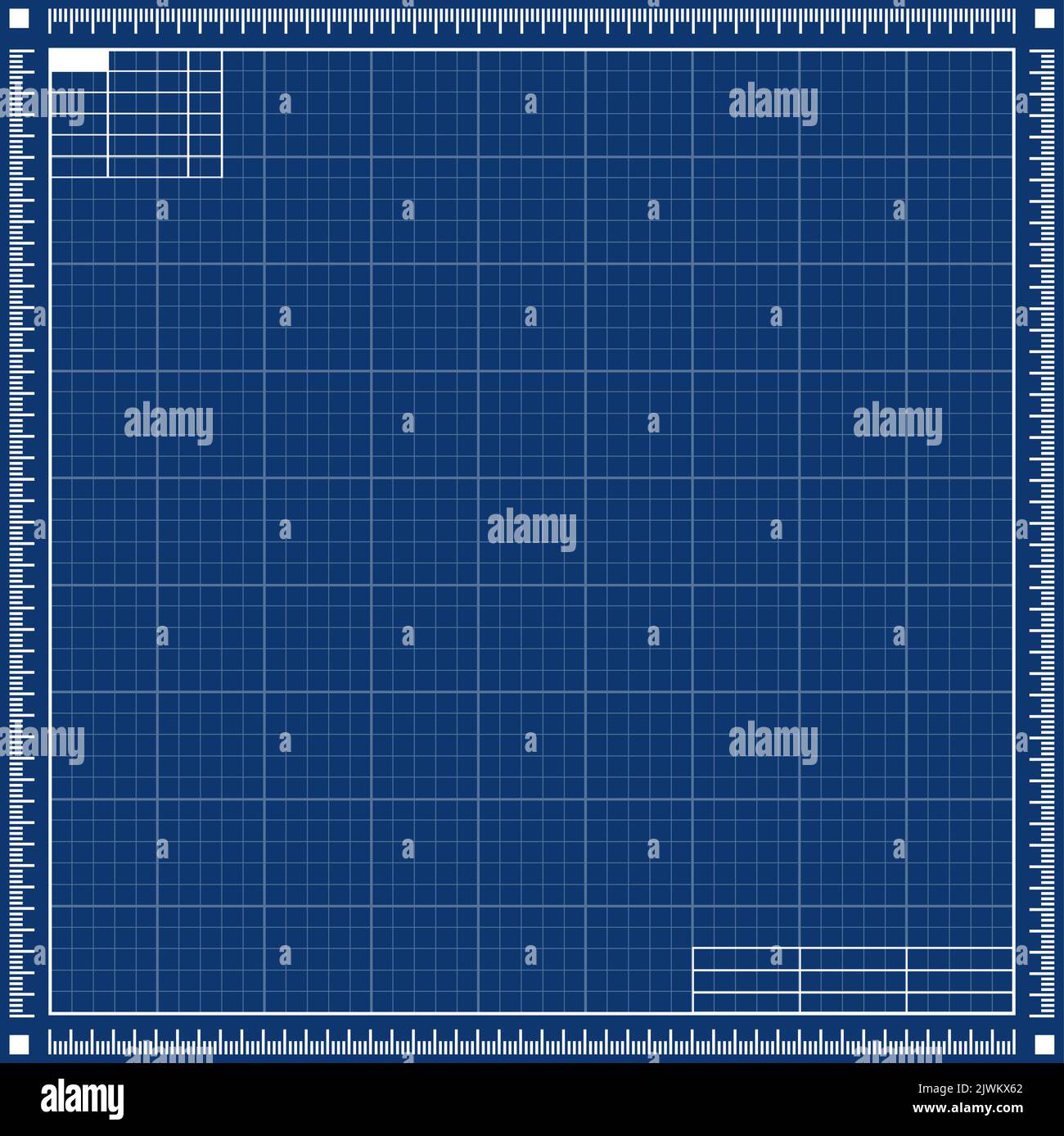 Blueprint square background project template vector illustration Stock ...