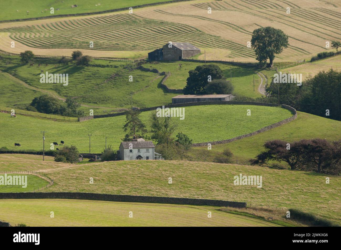 Howgill Fells Yorkshire Dales England UK Stock Photo - Alamy
