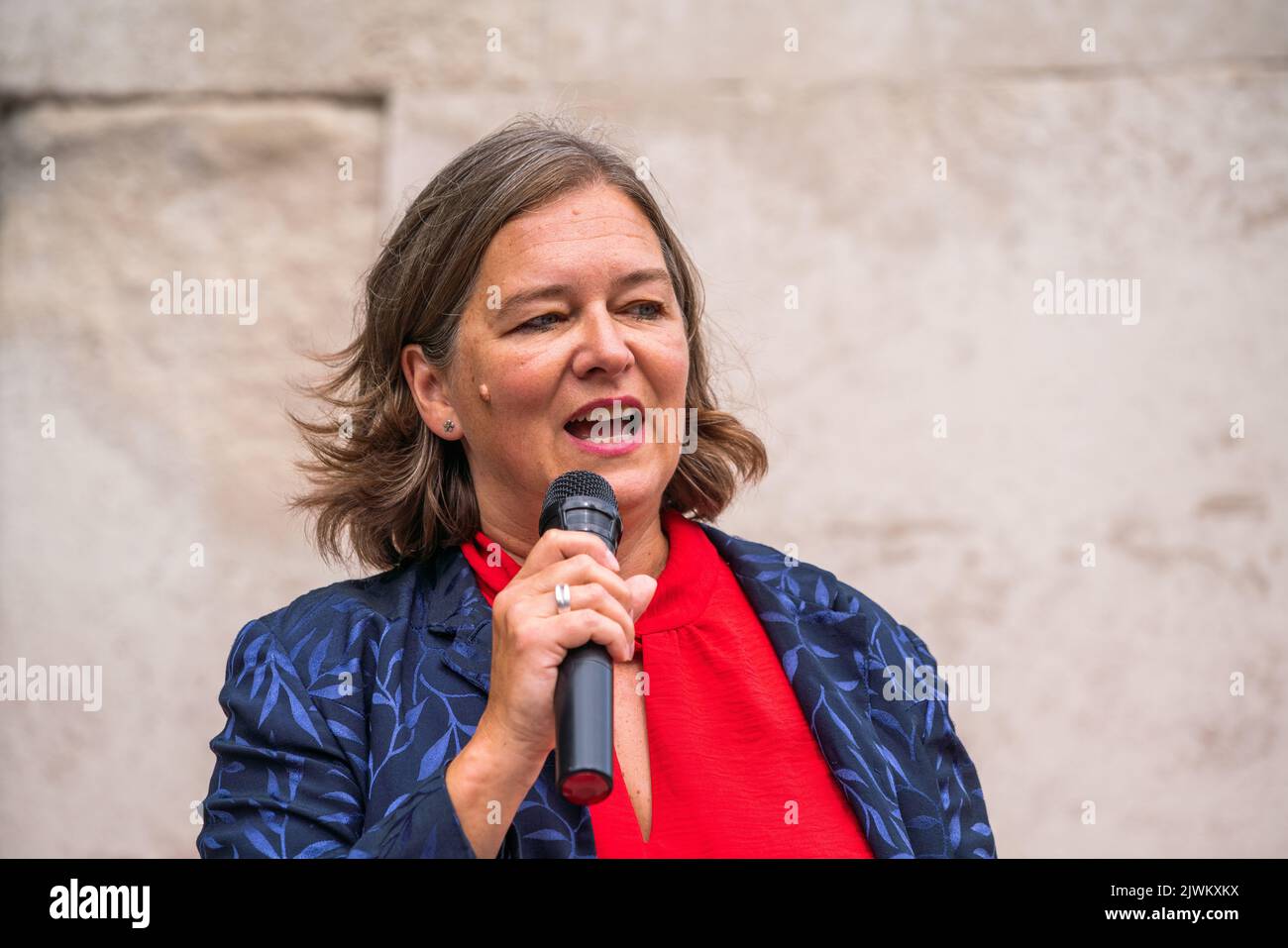 London UK. 6 September 2022. Fleur Anderson Labour, MP for Islington ...