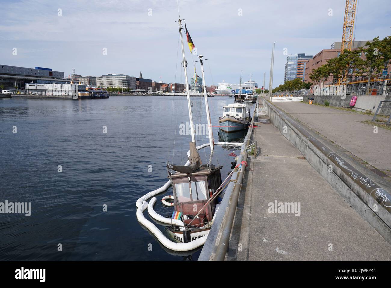 Kiel, Germany. 06th Sep, 2022. The superstructure of the traditional ...