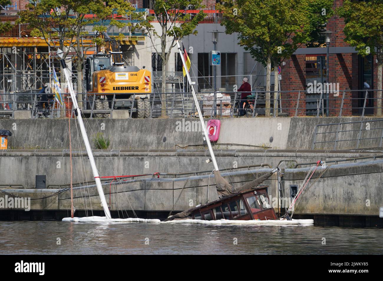 Kiel, Germany. 06th Sep, 2022. The superstructure of the traditional ...