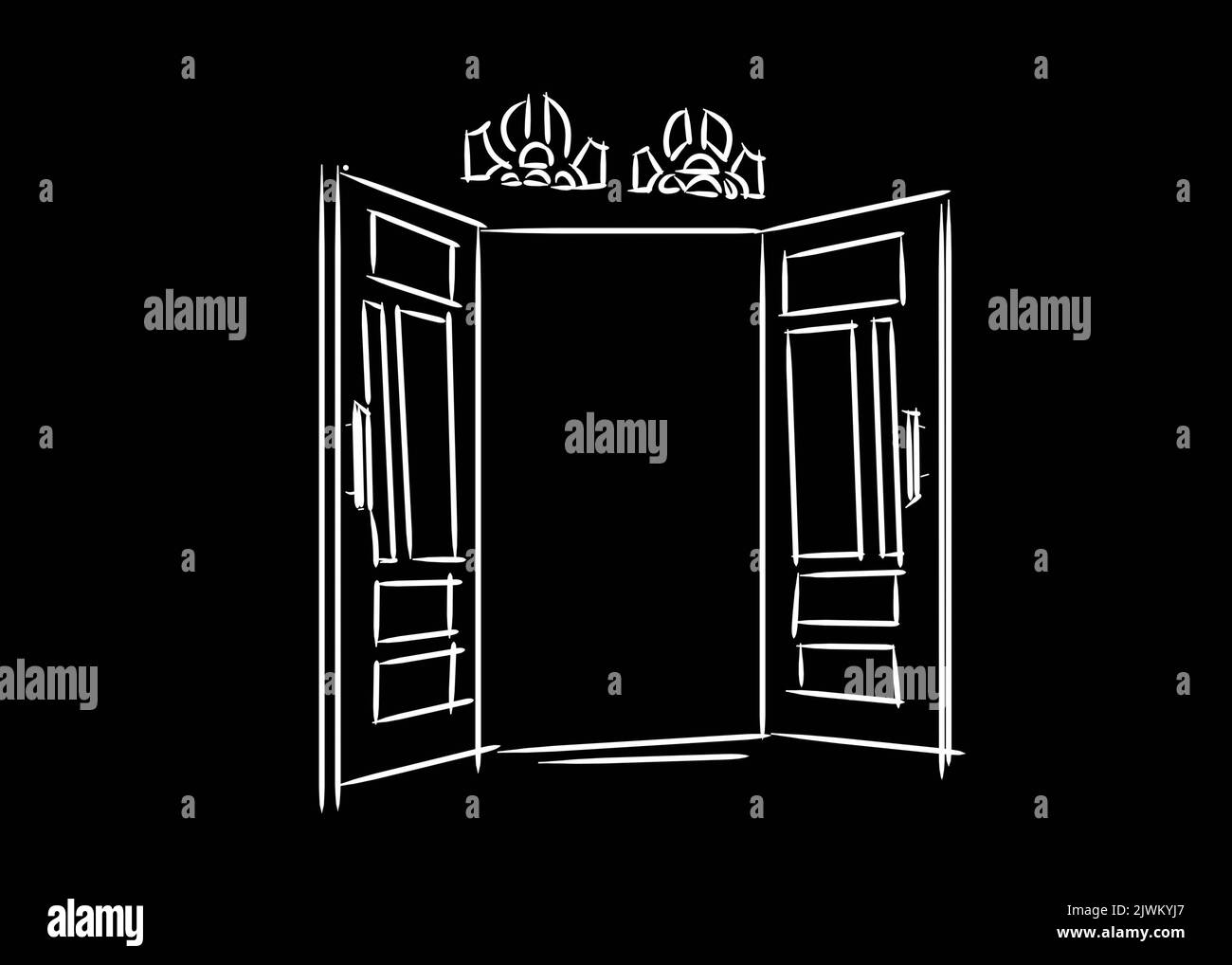 Door aesthetics Black and White Stock Photos & Images - Alamy