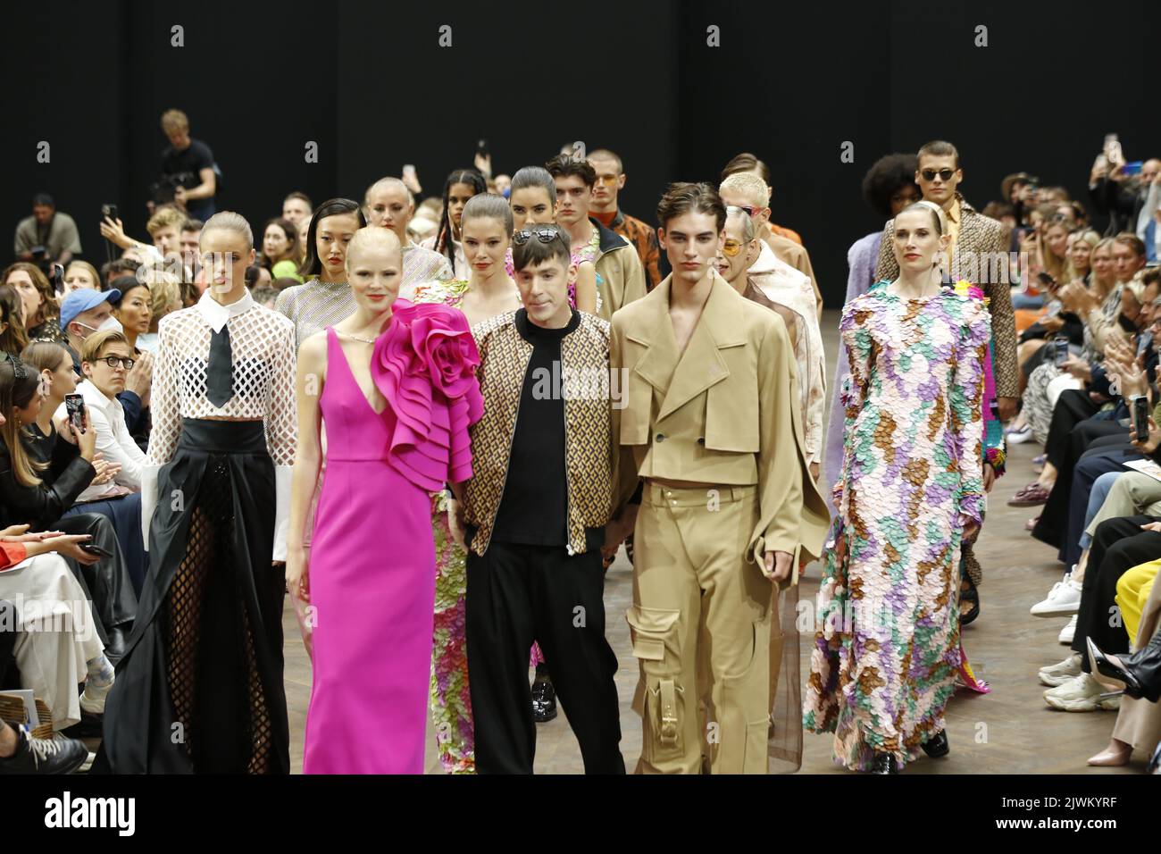 09/06/2022, Berlin, Germany,Models walk the runway at the Kilian Kerner ...