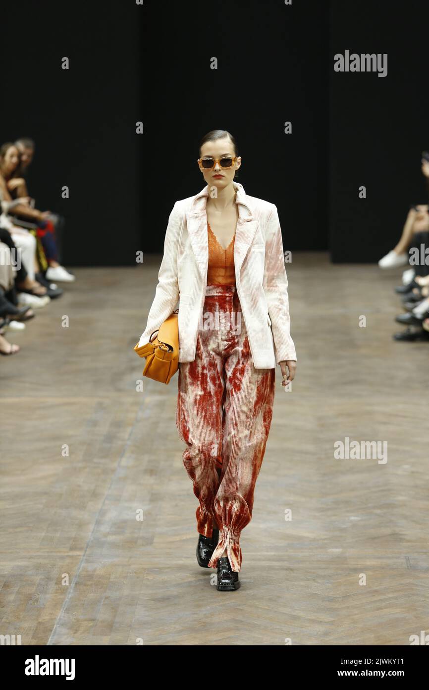 09/06/2022, Berlin, Germany,Models walk the runway at the Kilian Kerner ...