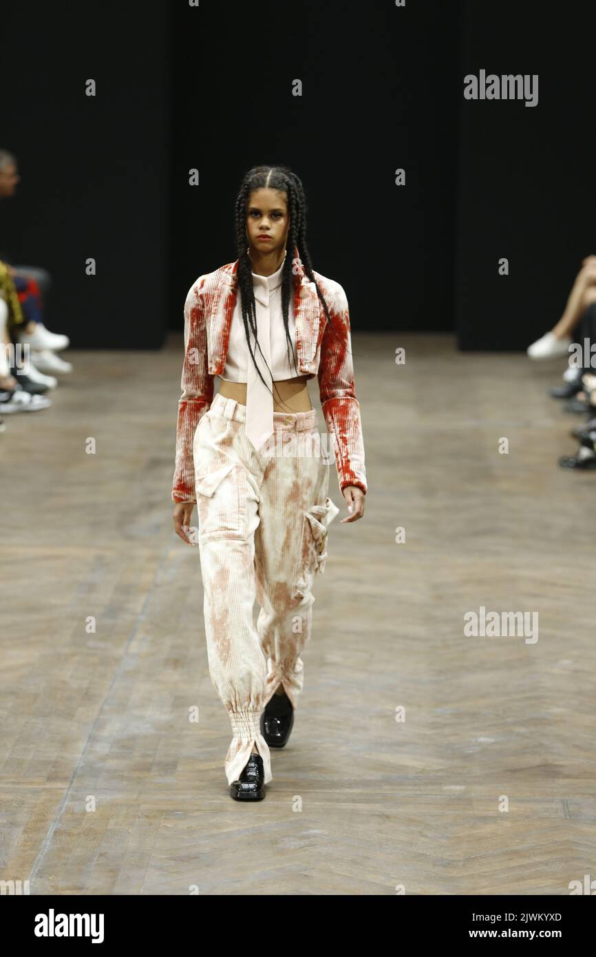 09/06/2022, Berlin, Germany,Models walk the runway at the Kilian Kerner ...