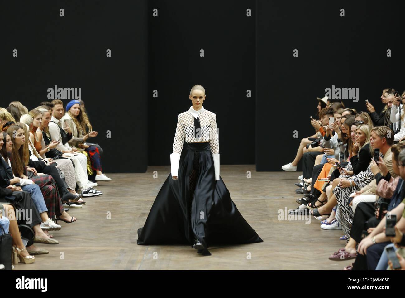 09/06/2022, Berlin, Germany,Models walk the runway at the Kilian Kerner ...