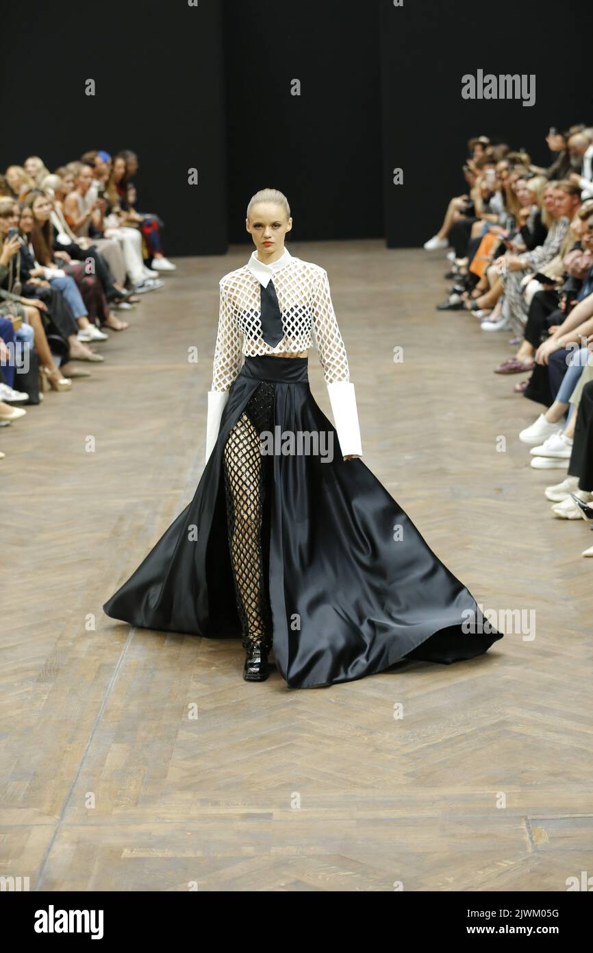 09/06/2022, Berlin, Germany,Models walk the runway at the Kilian Kerner ...