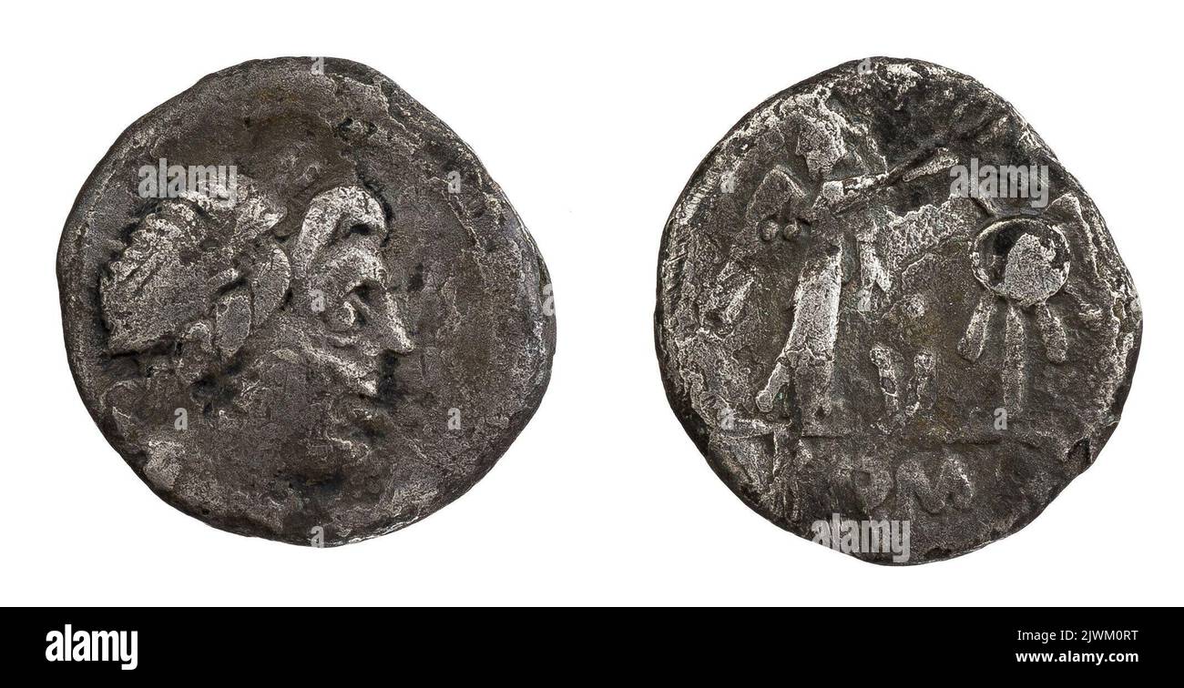 quinarius. Anonimowy, monetary officer, Republika Rzymska, issuer Stock ...