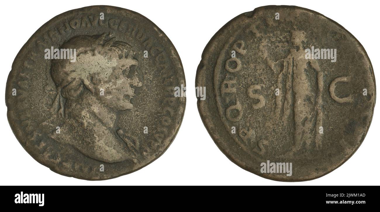 as. Trajan (cesarz rzymski ; 98-117), emperor Stock Photo - Alamy