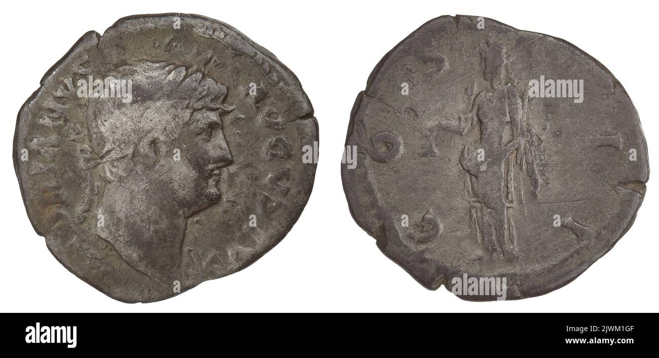 denarius. Hadrian (Roman emperor; 117-138), emperor Stock Photo - Alamy