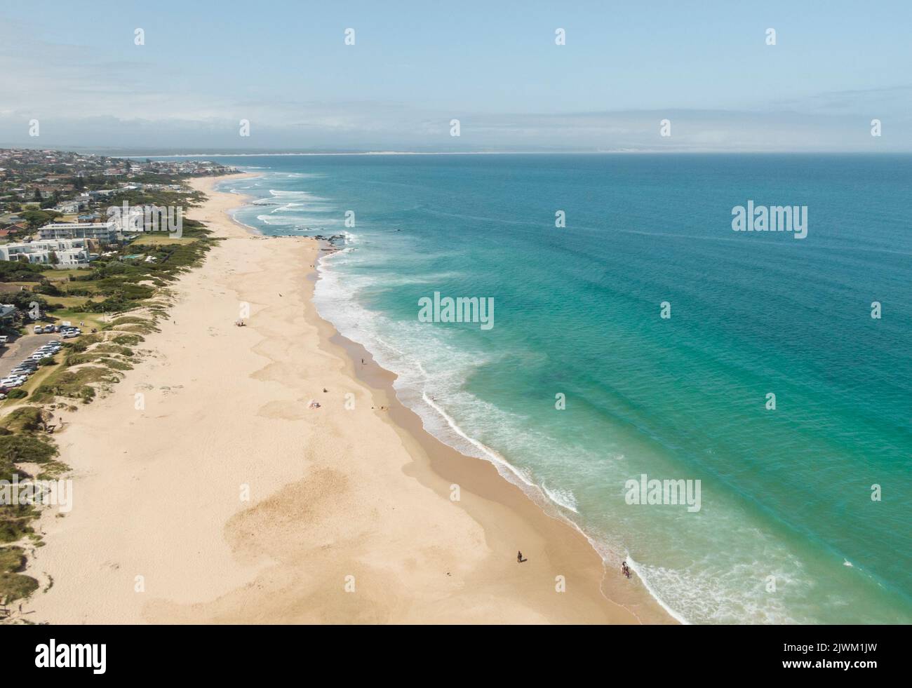 Aerial view of Jeffreys Bay, Eastern Cape, South Africa Stock Photo - Alamy