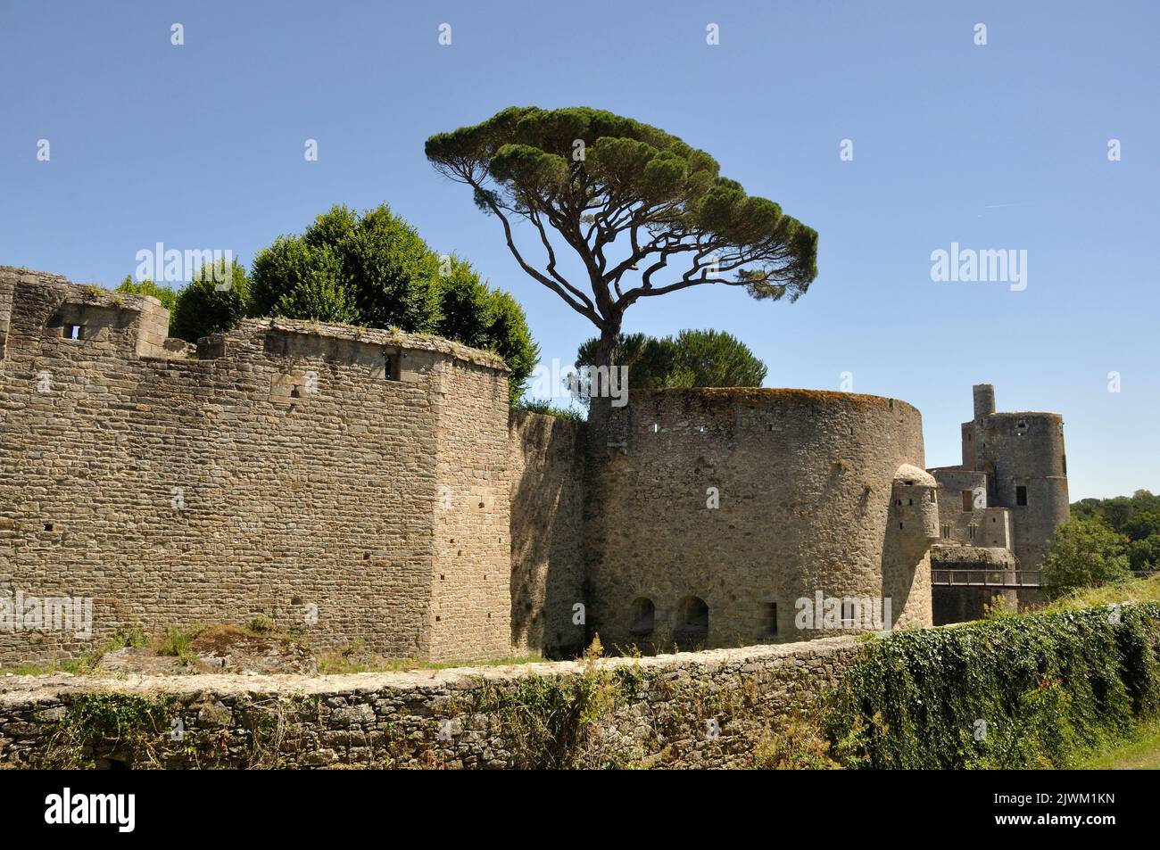 Chateau de Clisson in France Stock Photo - Alamy