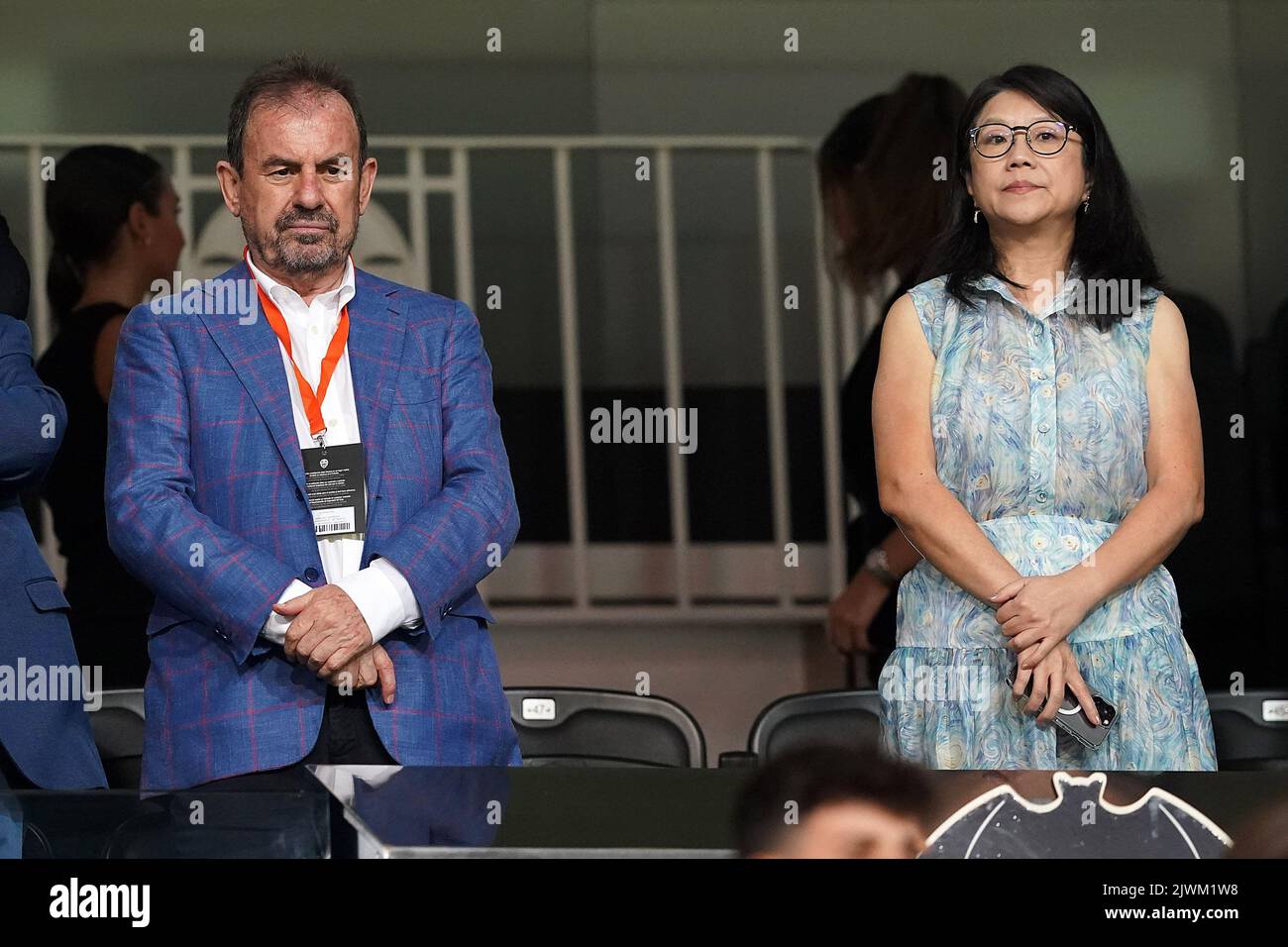 Valencia CF's President Layhoon Chan (r) and Getafe CF's President ... Valencia CF's President Layhoon Chan (r) and Getafe CF's President ...