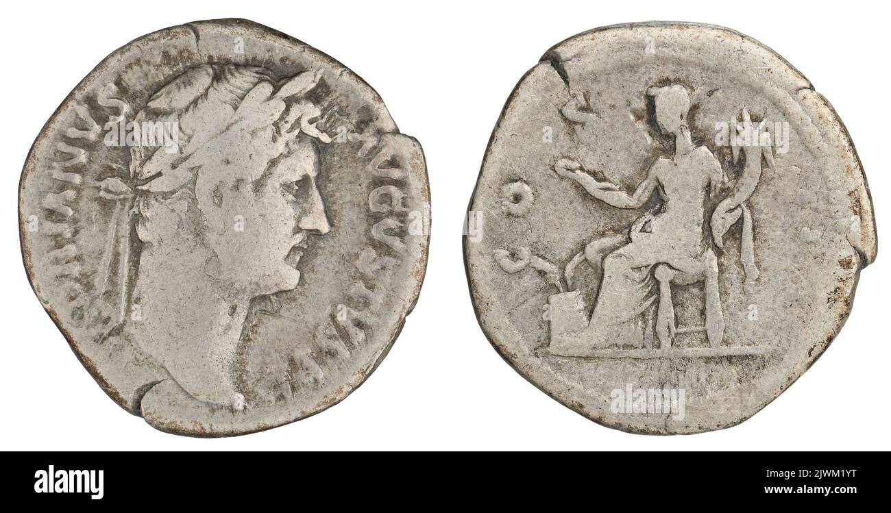 denarius. Hadrian (Roman emperor; 117-138), emperor Stock Photo - Alamy