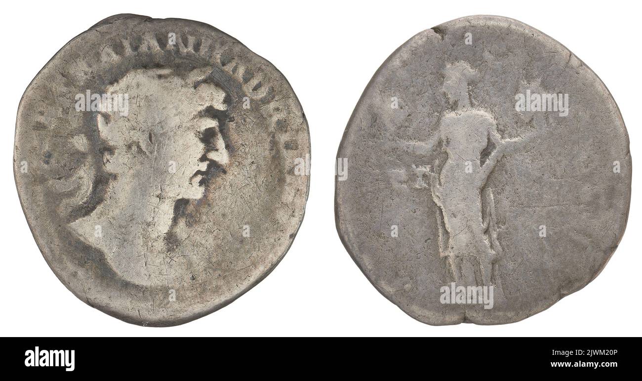 denarius. Hadrian (Roman emperor; 117-138), emperor Stock Photo - Alamy