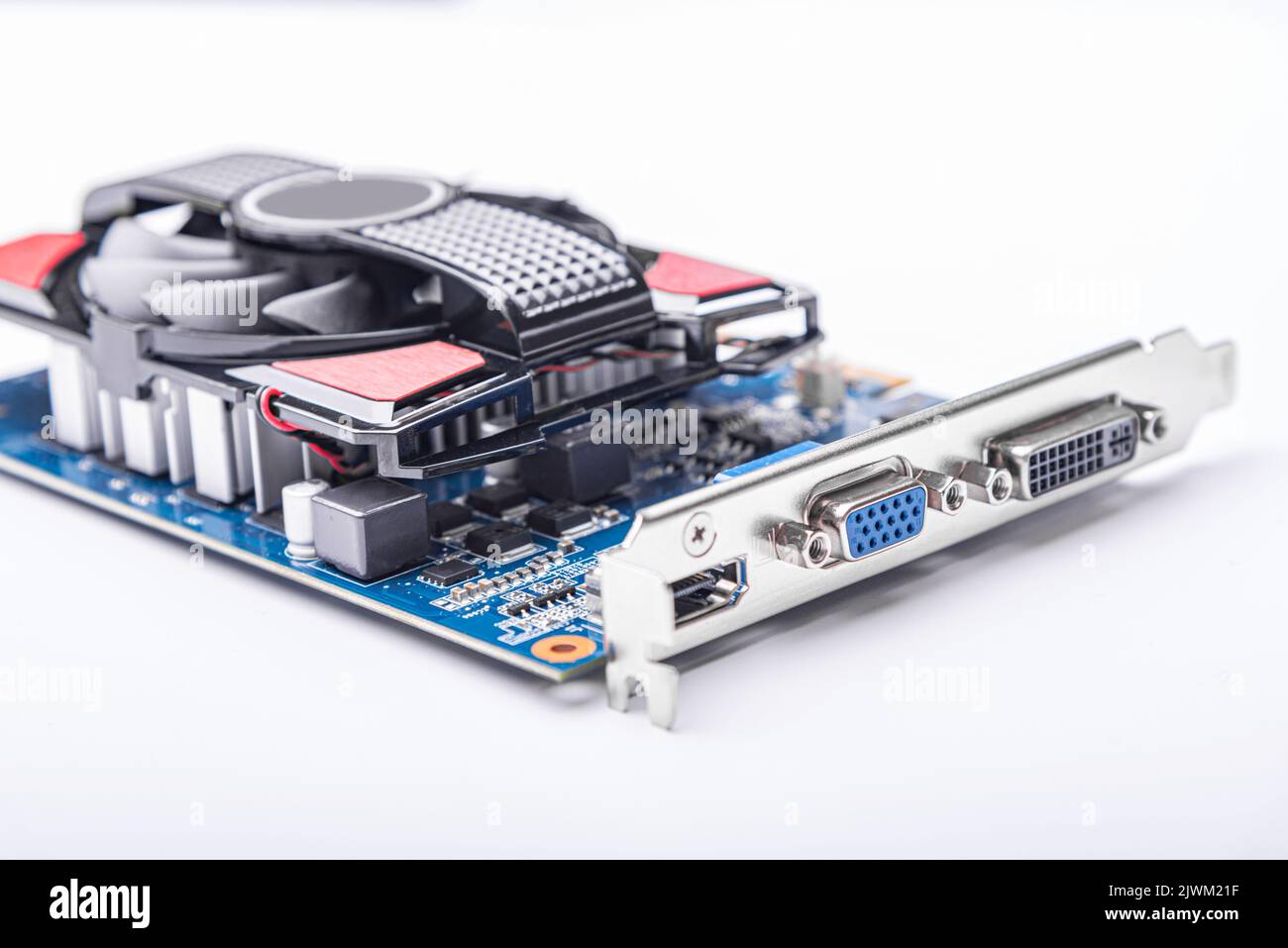 Computer gaming powerful modern graphic card Stock Photo - Alamy