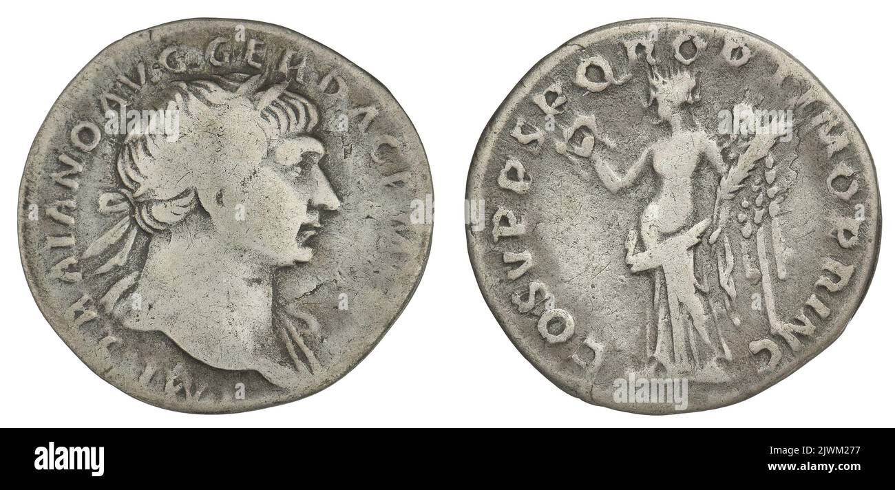Denarius laureate head hi-res stock photography and images - Alamy