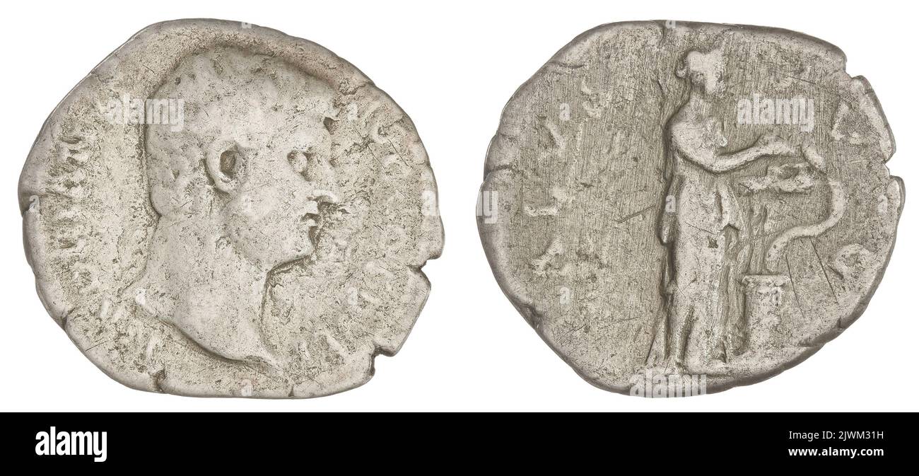 denarius. Hadrian (Roman emperor; 117-138), emperor Stock Photo - Alamy