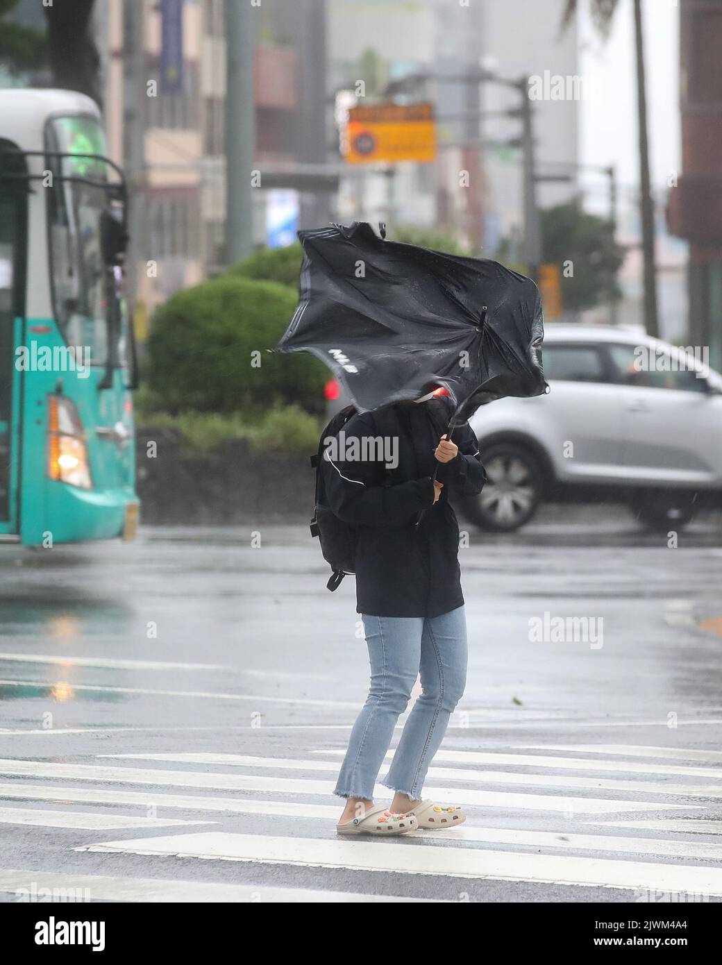 Blown inside out by the wind hi-res stock photography and images - Alamy
