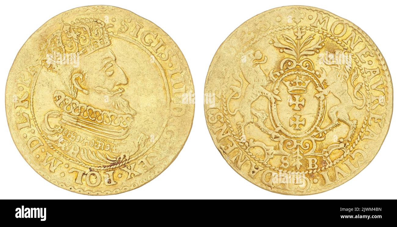 Gdańsk ducat. Zygmunt III Waza (król polski ; 1587-1632), ruler Stock ...