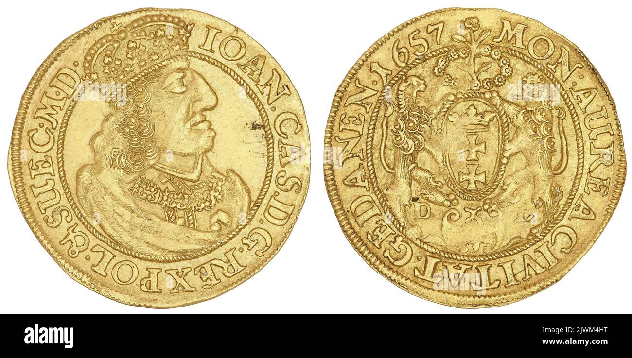 Gdańsk ducat. Jan II Kazimierz Waza (król Polski ; 1648-1668), ruler ...